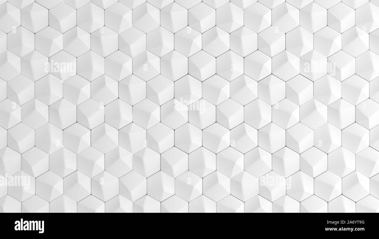 White background texture with geometric shapes. 3d rendering, 3d ...