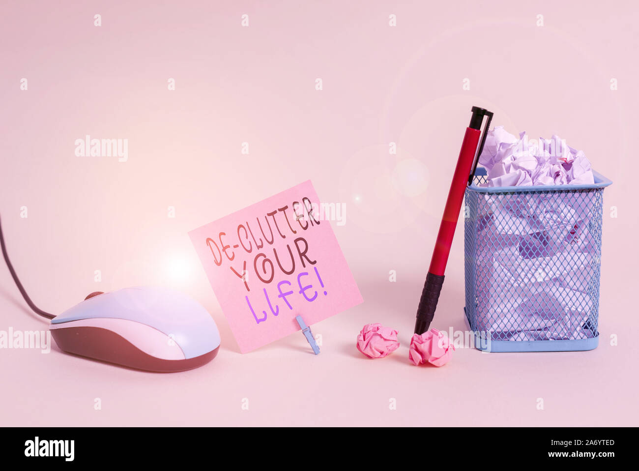 Handwriting text writing De Clutter Your Life. Conceptual photo remove ...