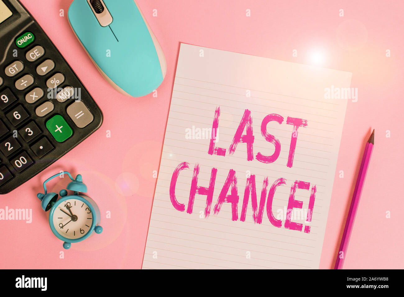 Conceptual hand writing showing Last Chance. Concept meaning final ...