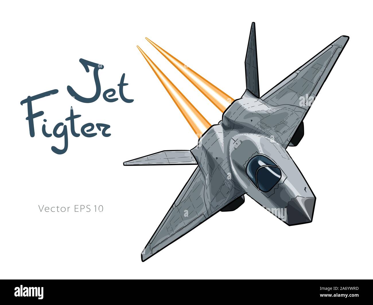 Fighter pilot drawing hi-res stock photography and images - Alamy