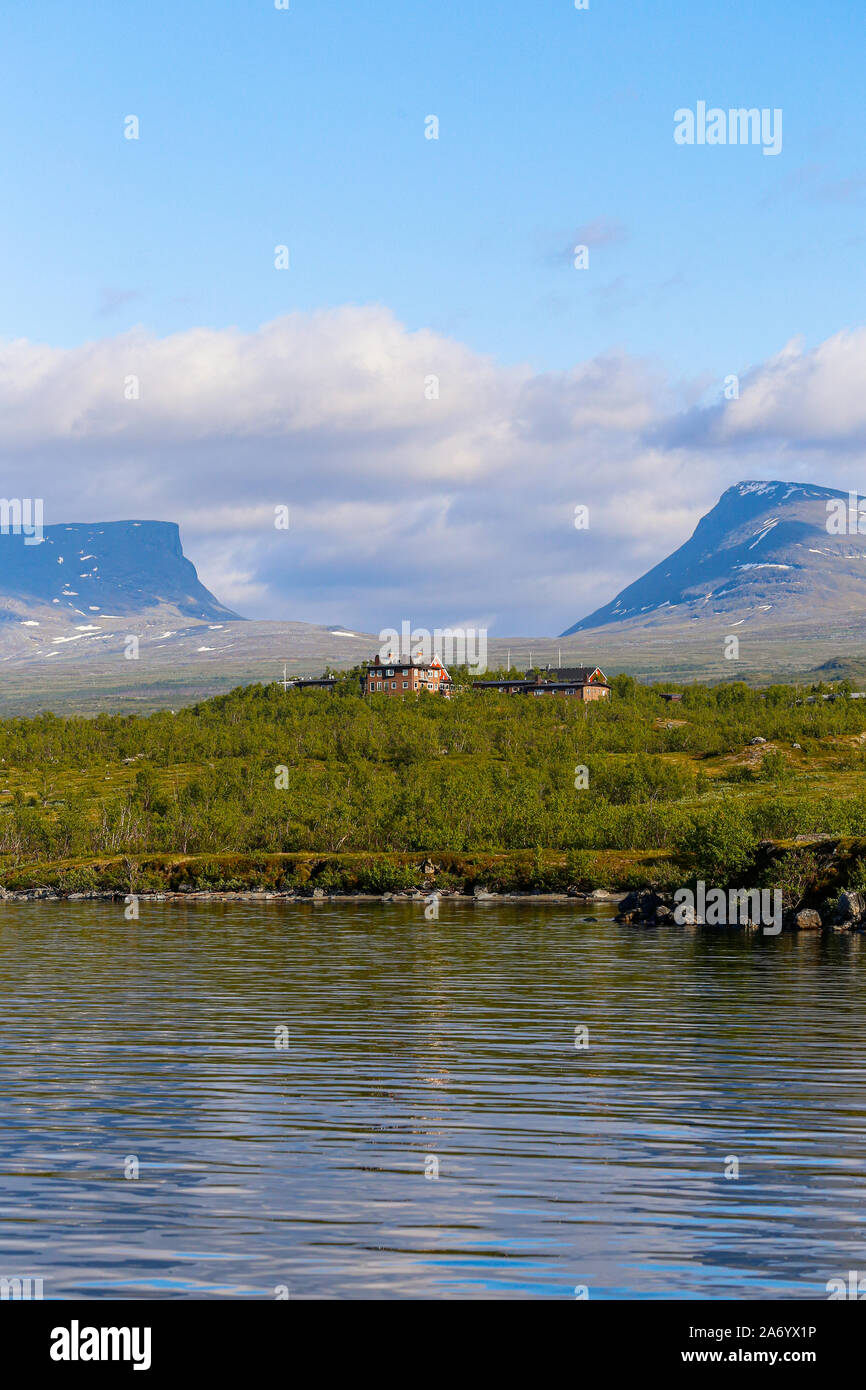 The U-shaped valley of Tjuonavagge in the Arctic region of Sweden Stock ...