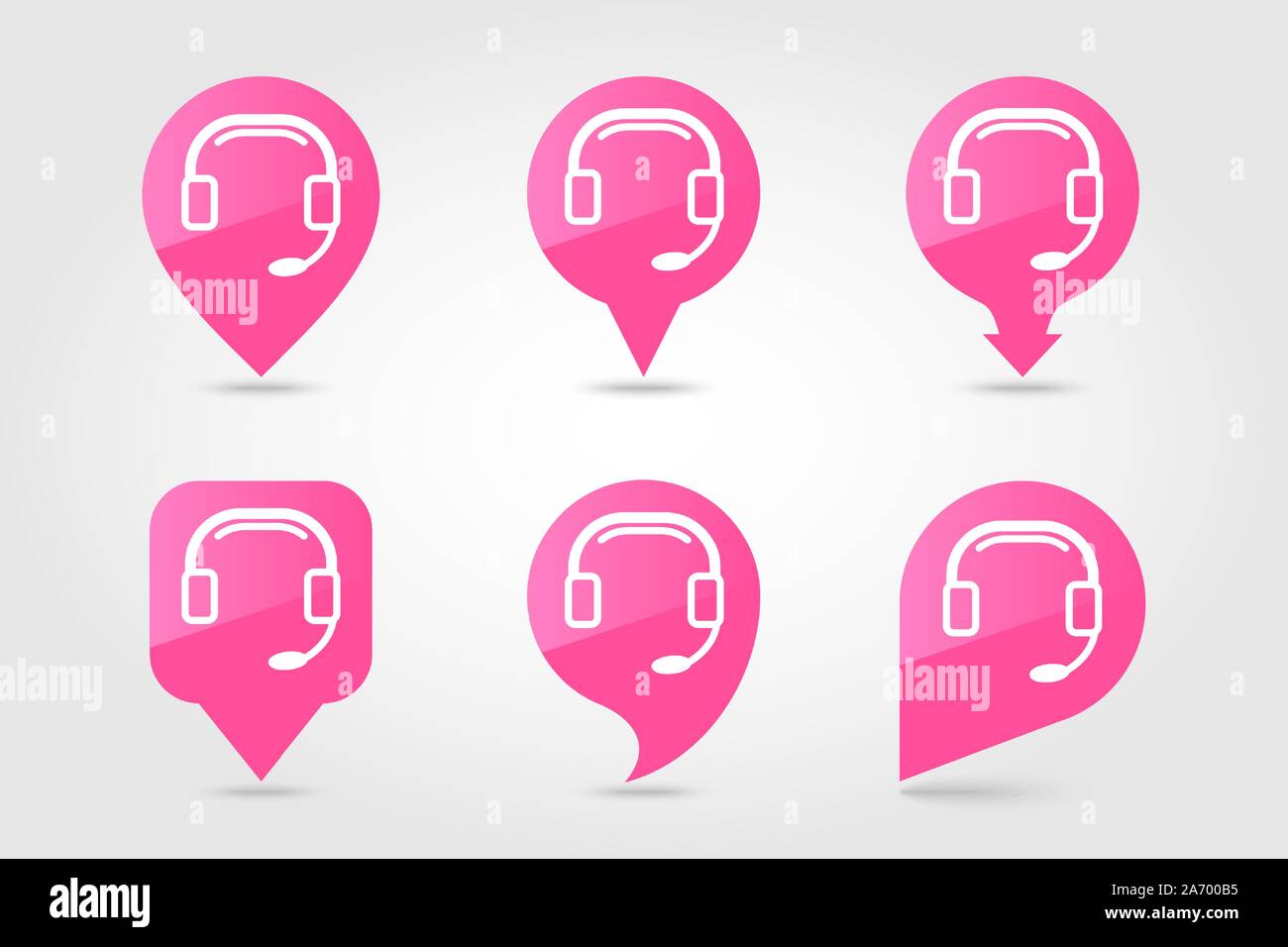 Call Center pin map icon. Support. E-commerce sign. Map pointer. Map ...