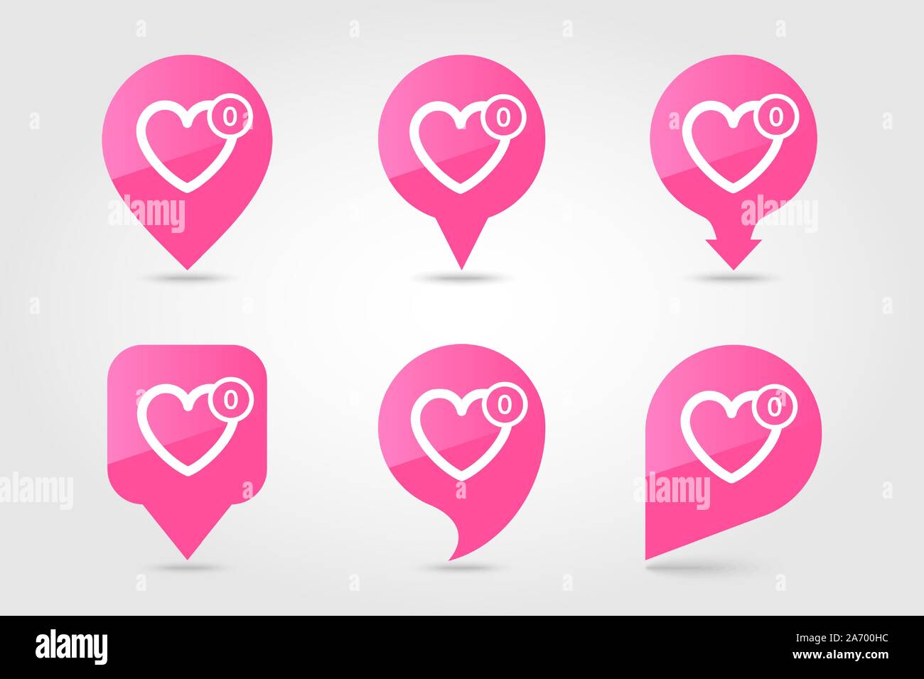 Favorites pin map icon. E-commerce sign. Map pointer. Map markers ...
