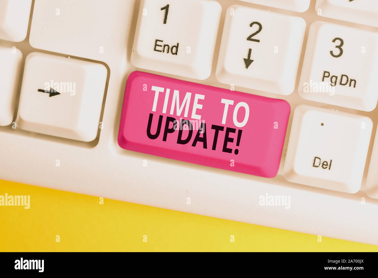 Text sign showing Time To Update. Business photo text this is right ...