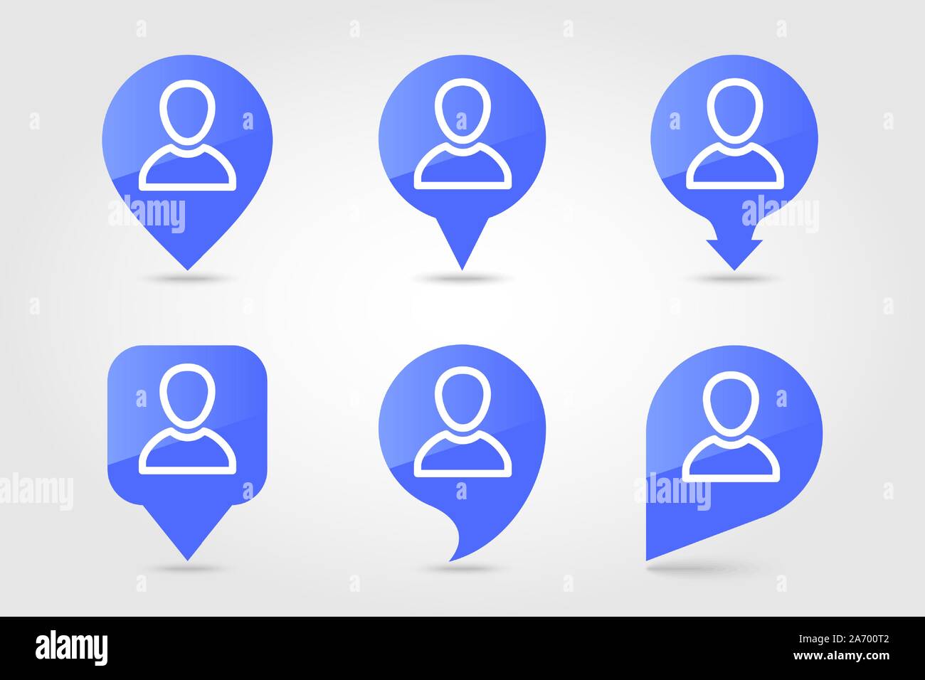 User pin map icon. E-commerce sign. Map pointer. Map markers ...