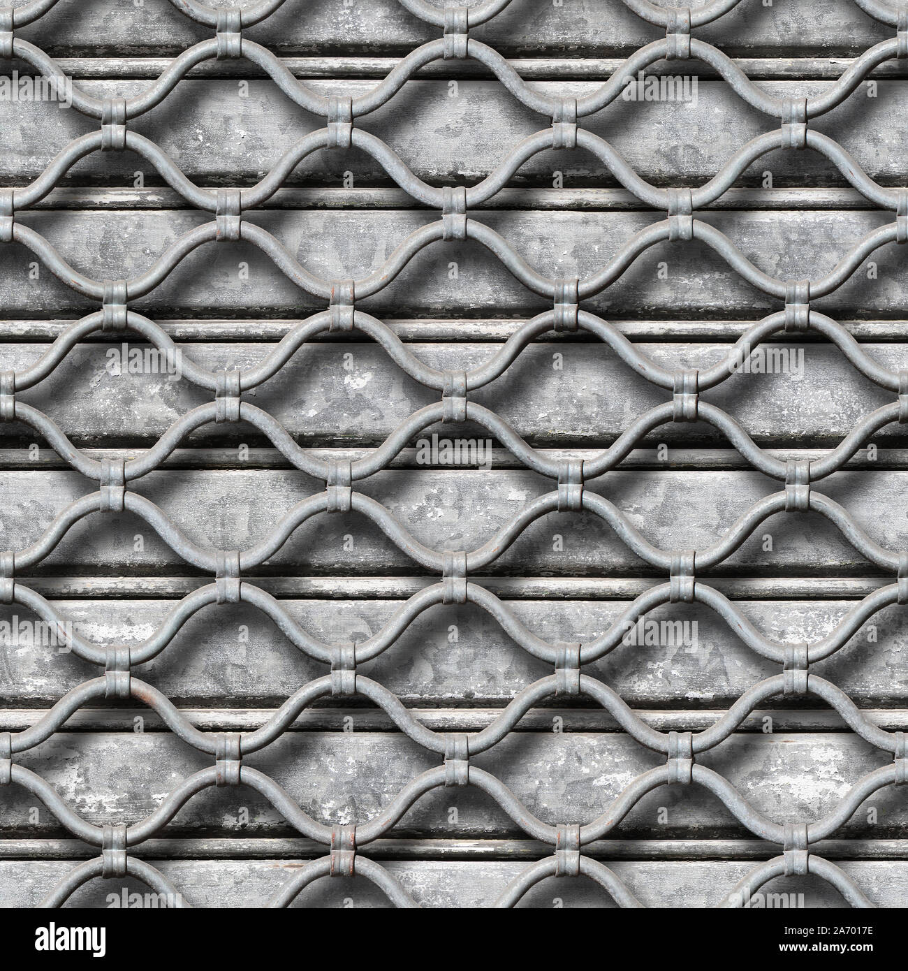 texture of roll up lattice garage door with gray metal background. Pisa ...