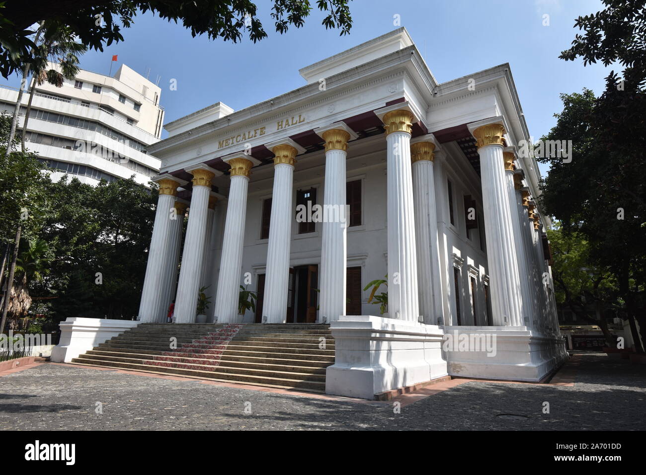 Metcalfe Hall. 12 Strand Road. Kolkata, West Bengal. India Stock Photo ...