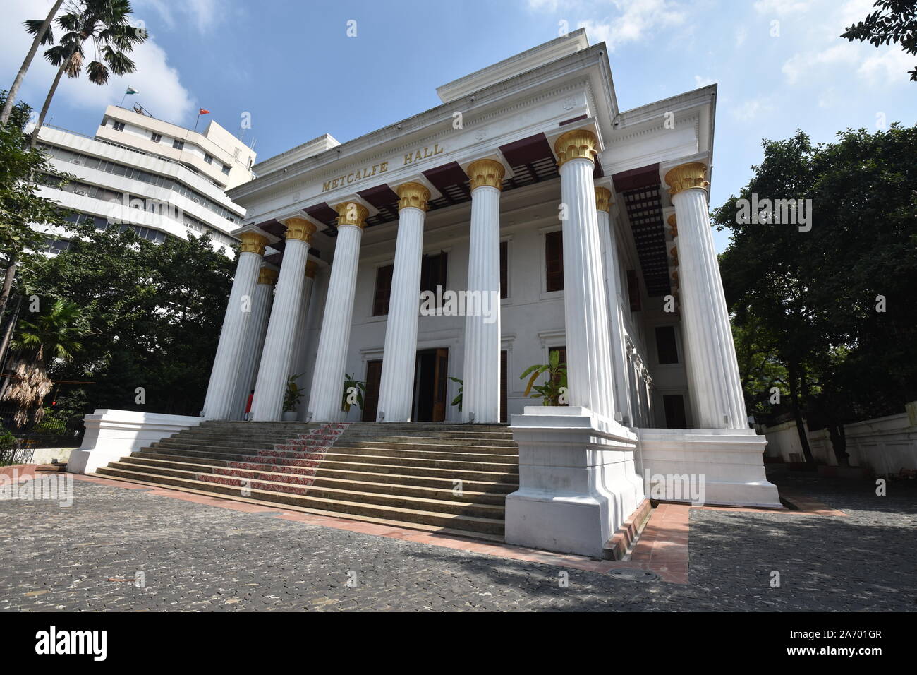 Metcalfe Hall. 12 Strand Road. Kolkata, West Bengal. India Stock Photo ...