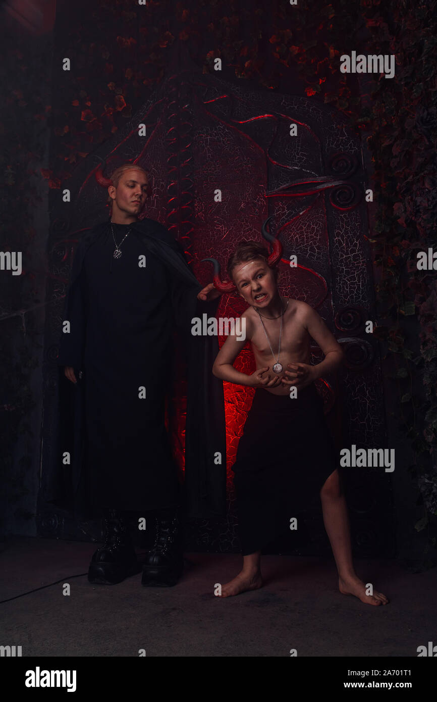 Demon possessed boy hi-res stock photography and images - Alamy