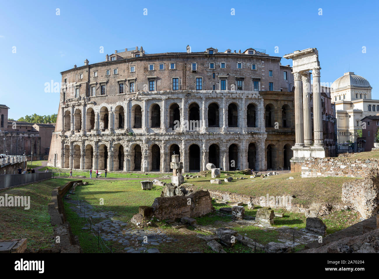 Theatre of Marcellus, Rome Stock Photo - Alamy