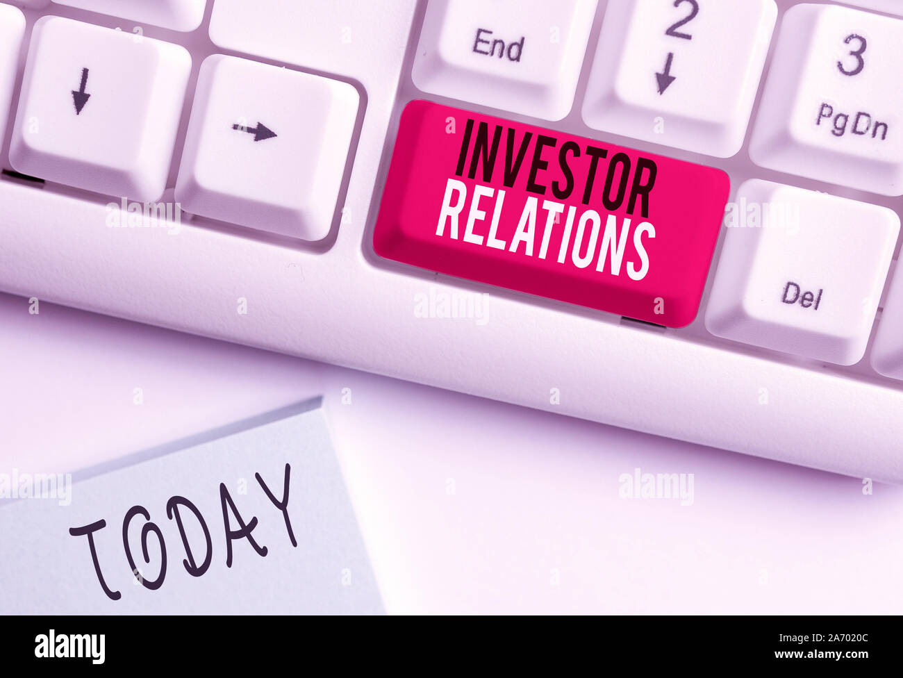 Conceptual hand writing showing Investor Relations. Concept meaning ...