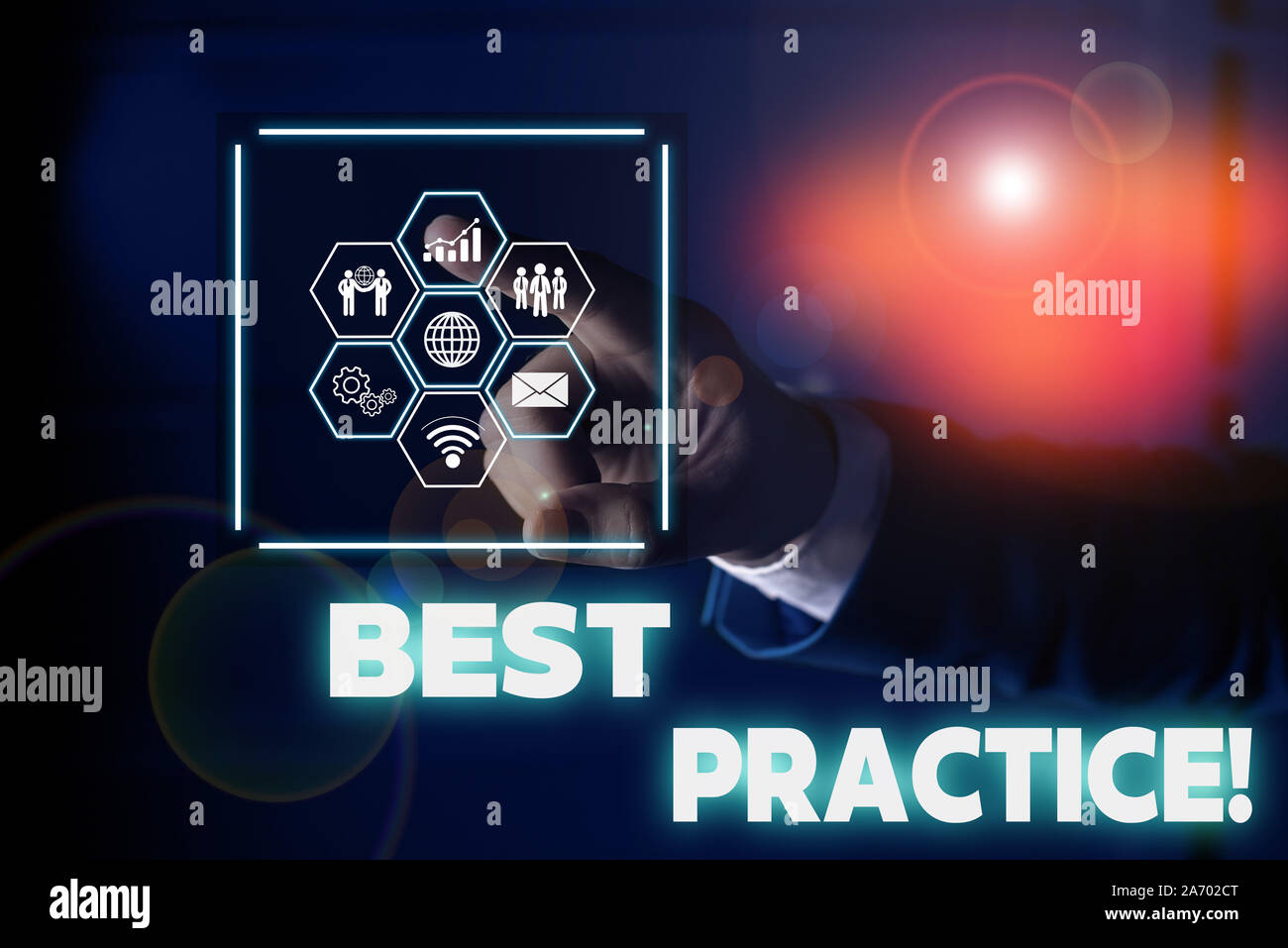 Conceptual hand writing showing Best Practice. Concept meaning ...