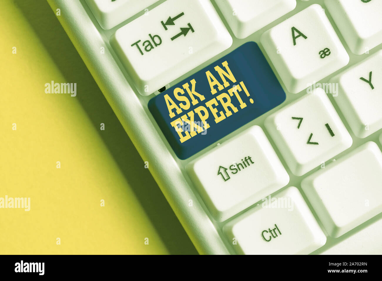 Word writing text Ask An Expert. Business photo showcasing confirmation ...