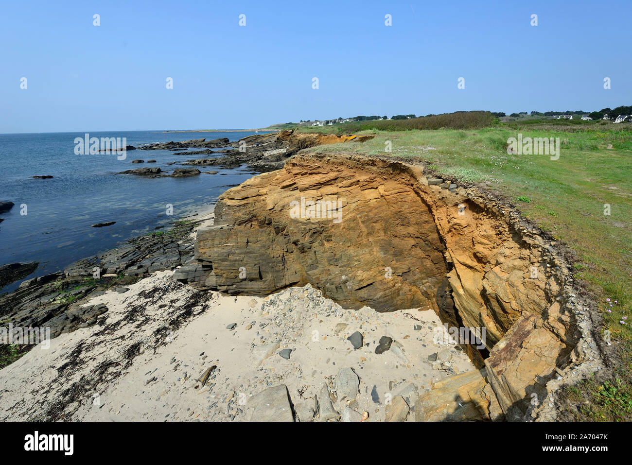 “Ile de Groix" island (off the coasts of Brittany, north-western France ...