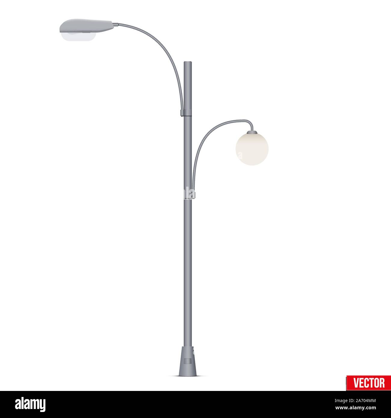 Lamp post vector Stock Vector Images - Alamy