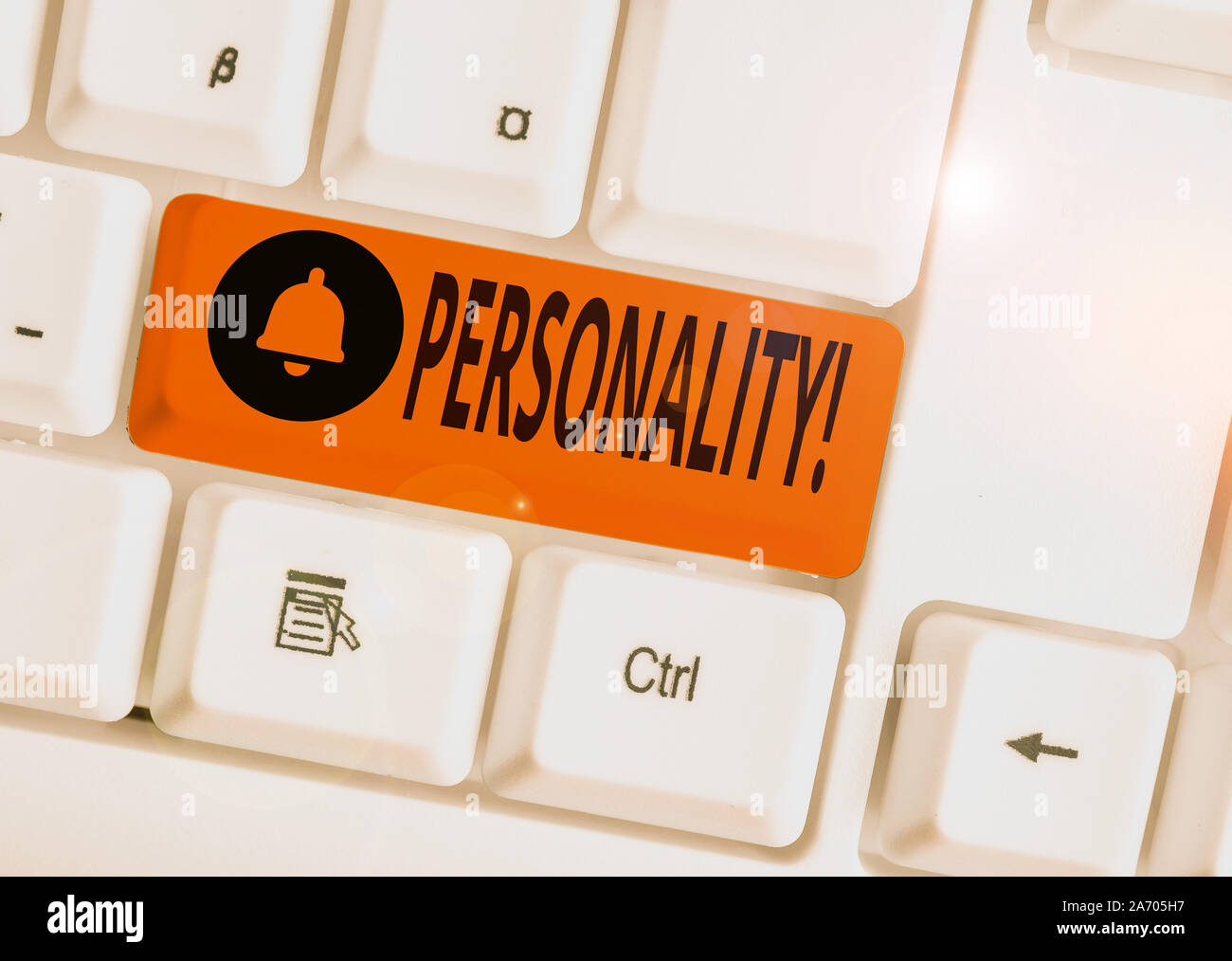 Text sign showing Personality. Business photo text combination ...