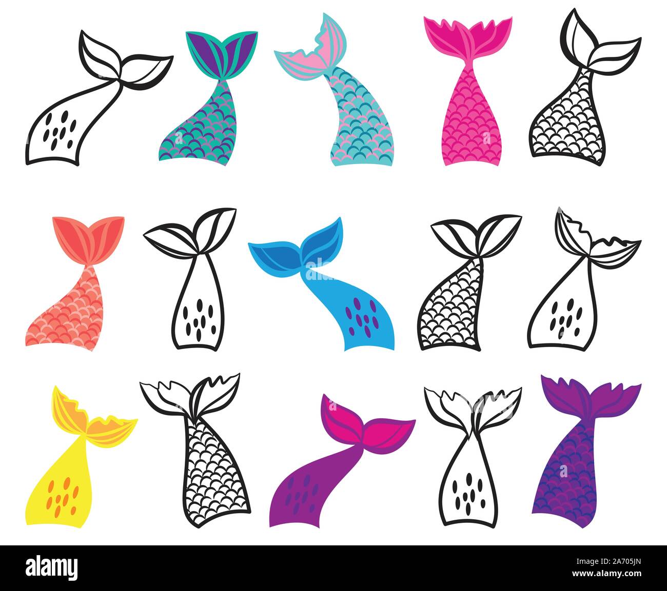 Tail vectors hi-res stock photography and images - Alamy