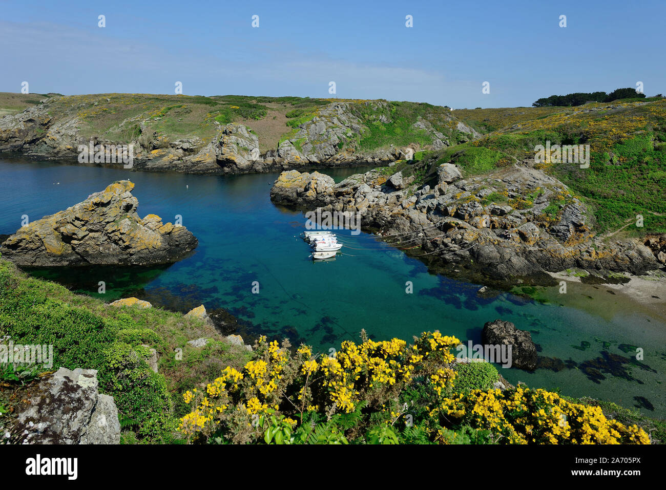 “Ile de Groix" island (off the coasts of Brittany, north-western France ...