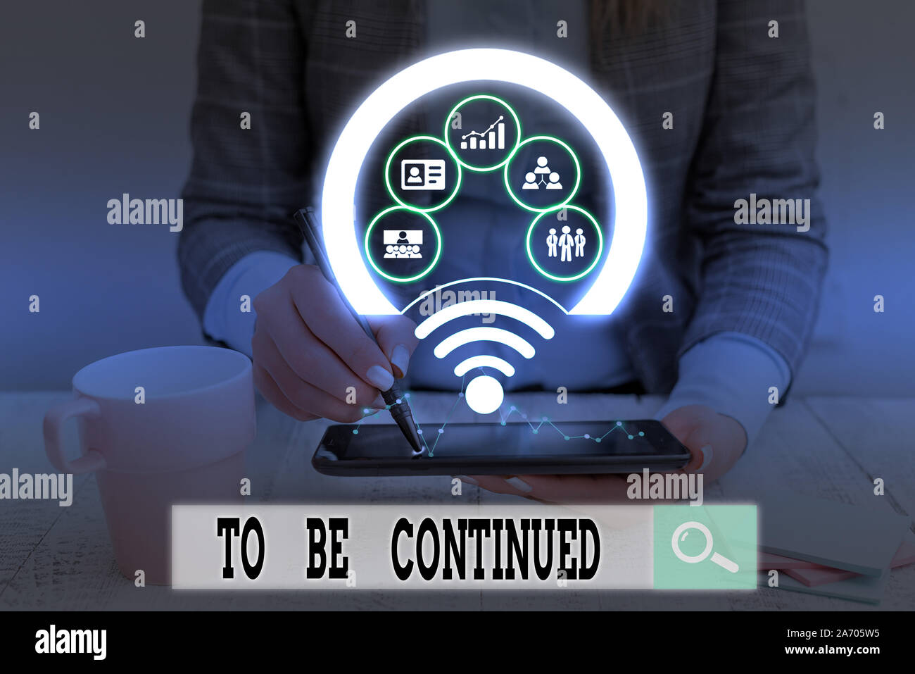 Text sign showing To Be Continued. Business photo showcasing indicate ...