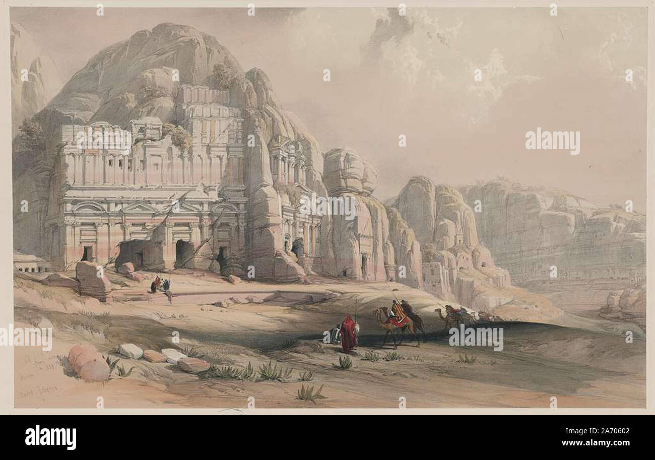 vintage ruins classical illustration art Stock Photo - Alamy