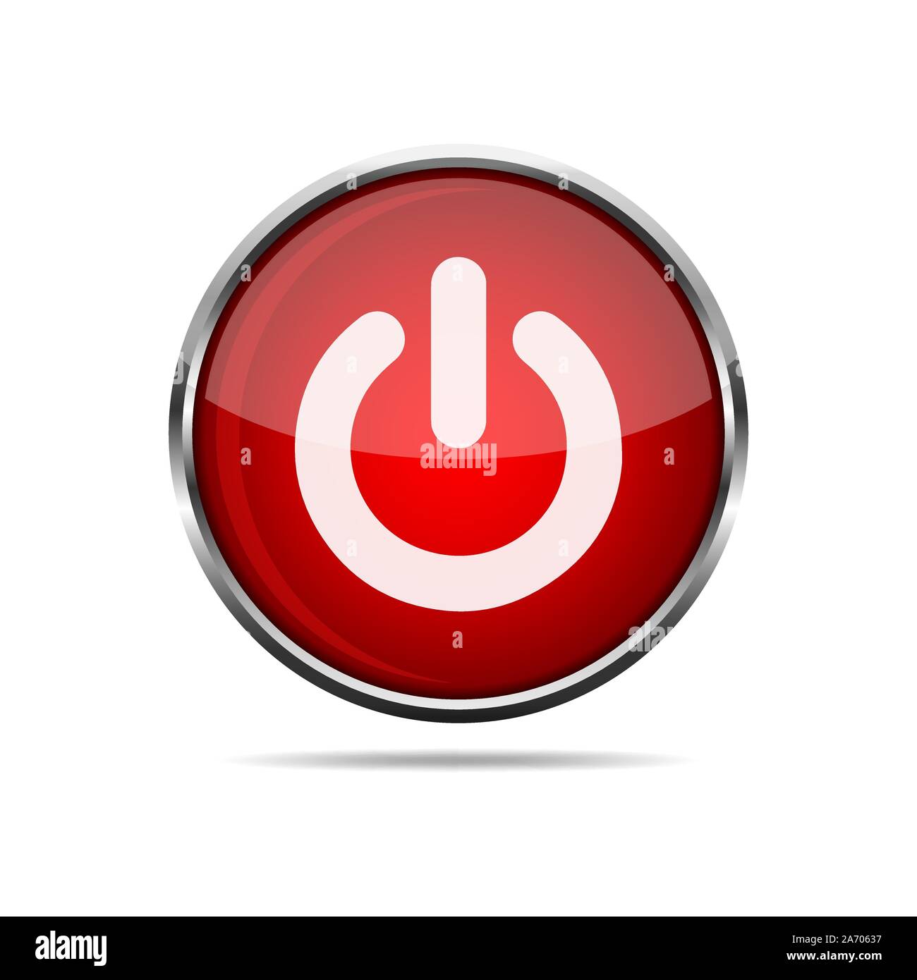 Power red button Stock Vector Images - Alamy Power red button Stock Vector Images - Alamy