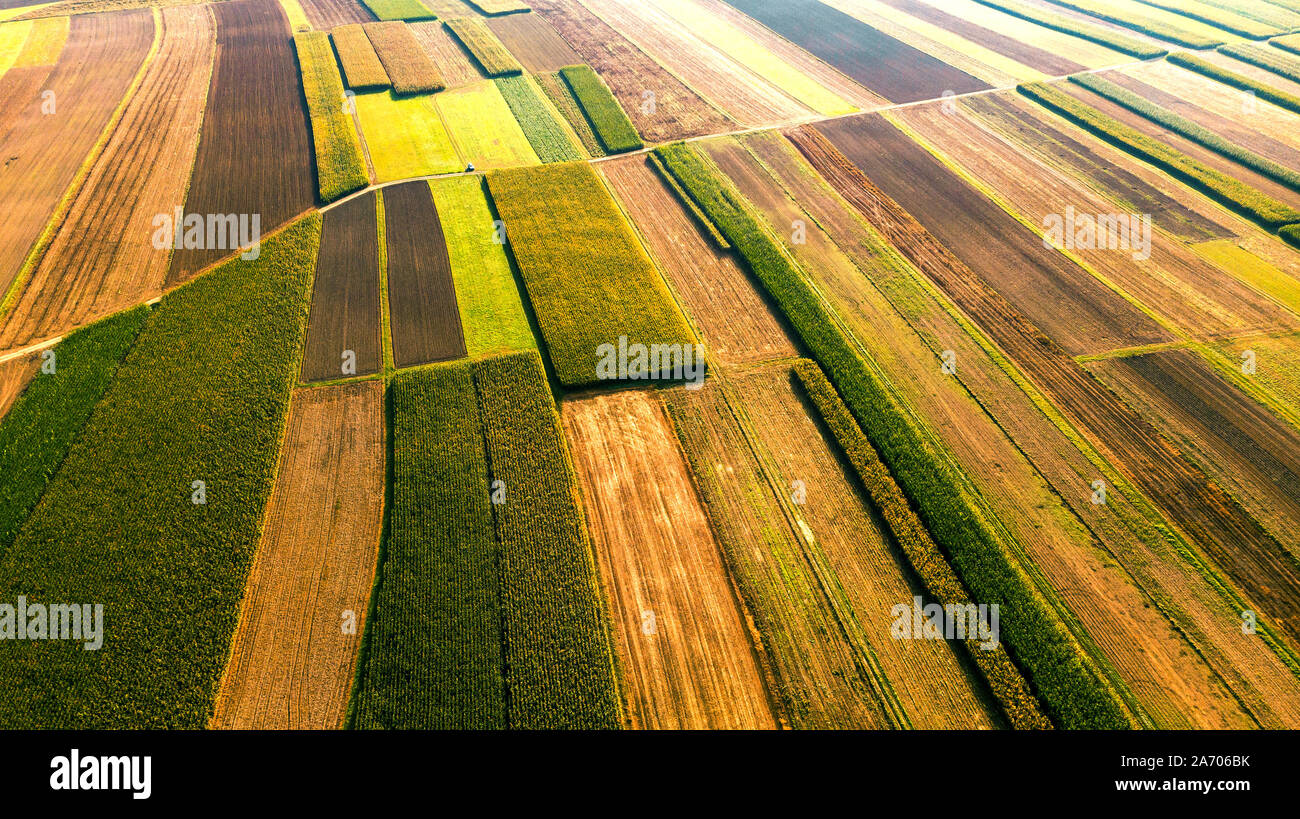 Fields patterns farming panoramic hi-res stock photography and images ...