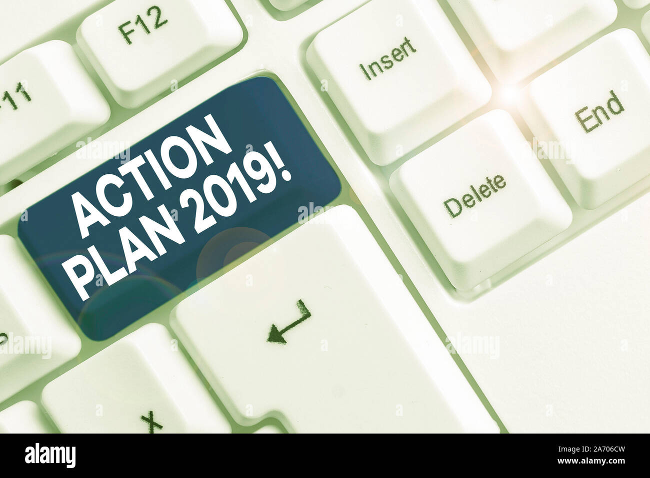 Word writing text Action Plan 2019. Business photo showcasing proposed ...