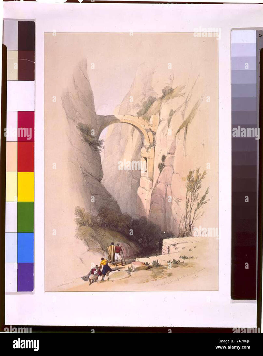 vintage ruins classical illustration art Stock Photo - Alamy
