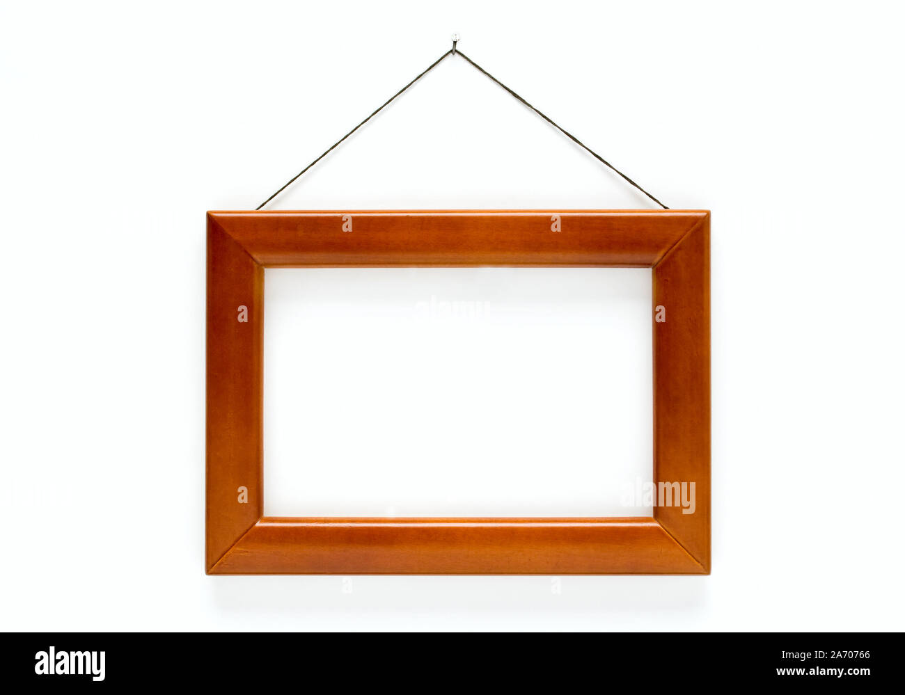 Frame rectangular shape on a white background Stock Photo - Alamy