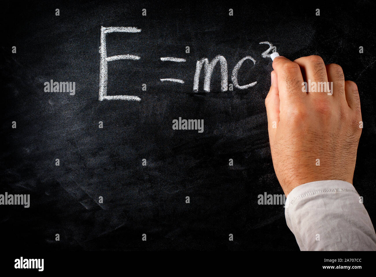 Albert einstein chalkboard hi-res stock photography and images - Alamy