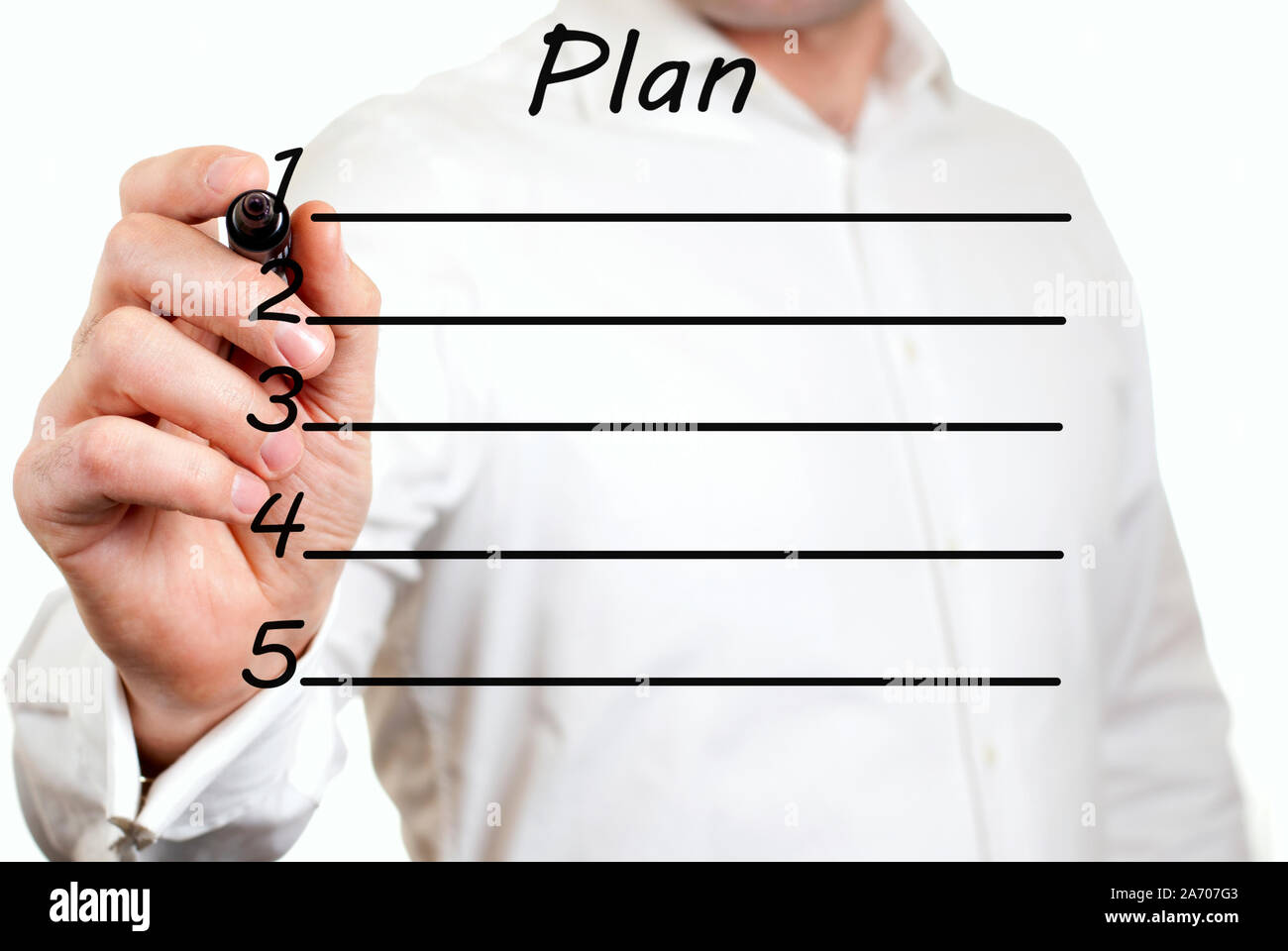 Action plan business man hi-res stock photography and images - Alamy