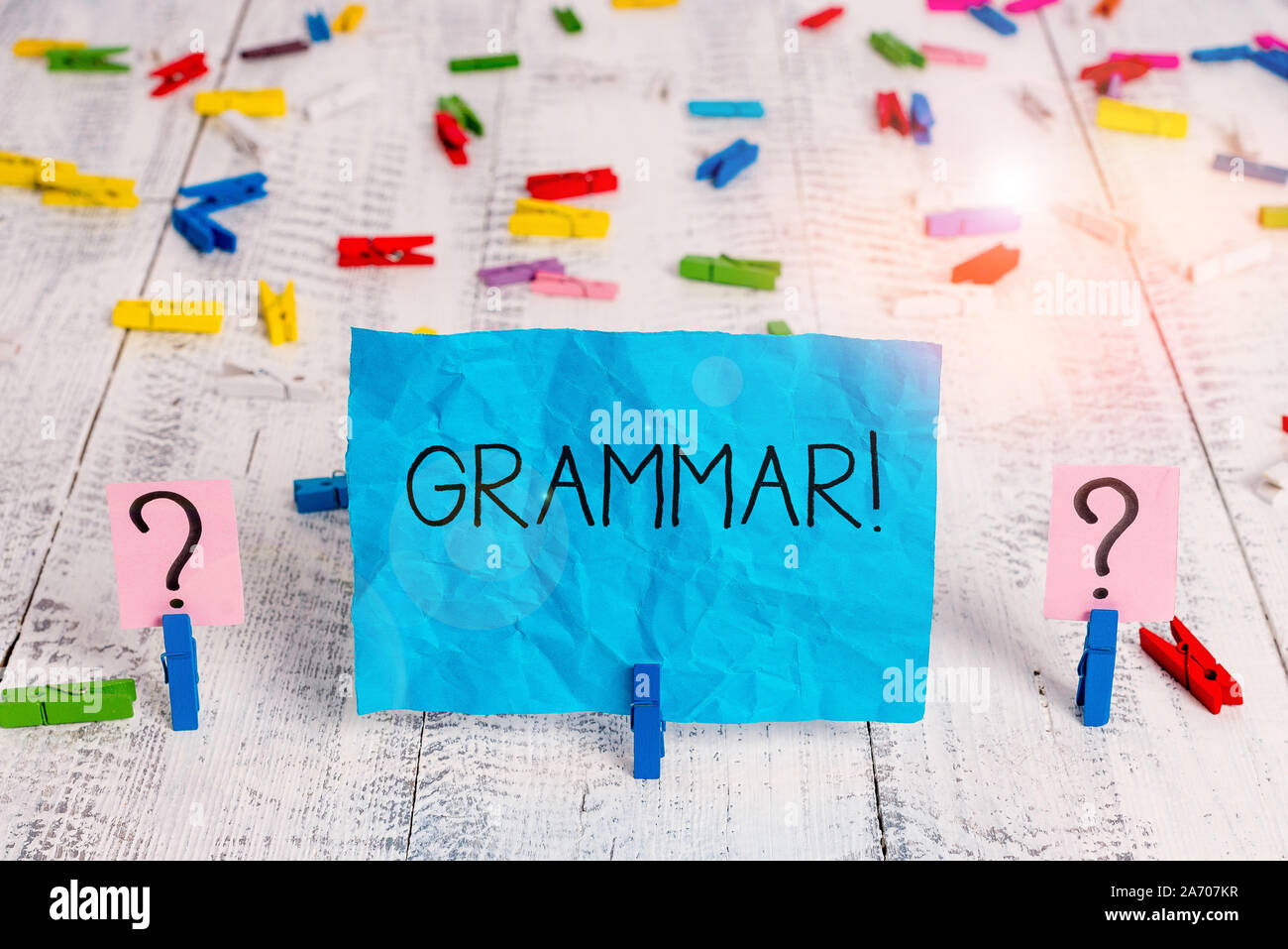 Handwriting text Grammar. Conceptual photo whole system structure ...