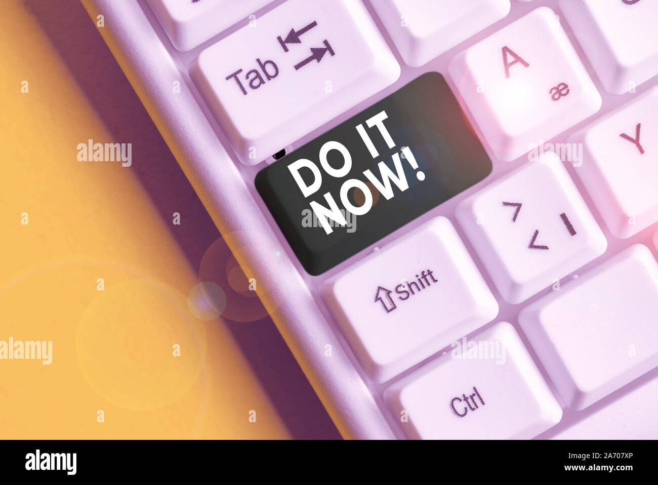 Conceptual hand writing showing Do It Now. Concept meaning not hesitate ...