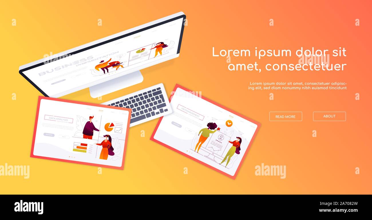 Desktop support background Stock Vector Images - Alamy