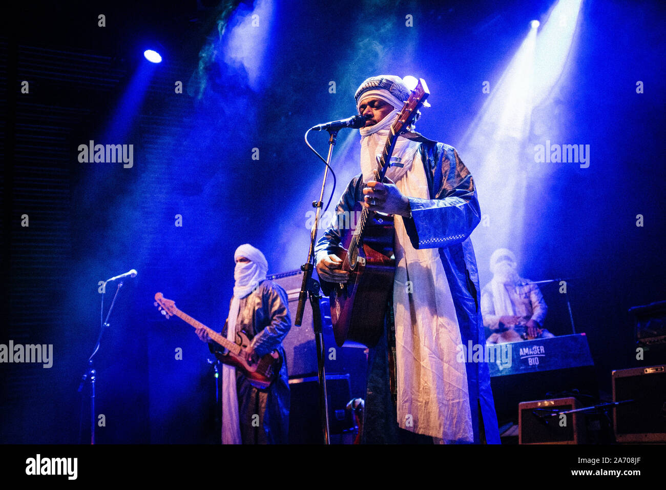 Copenhagen, Denmark. 28th Oct, 2019. The desert blues band Tinariwen ...