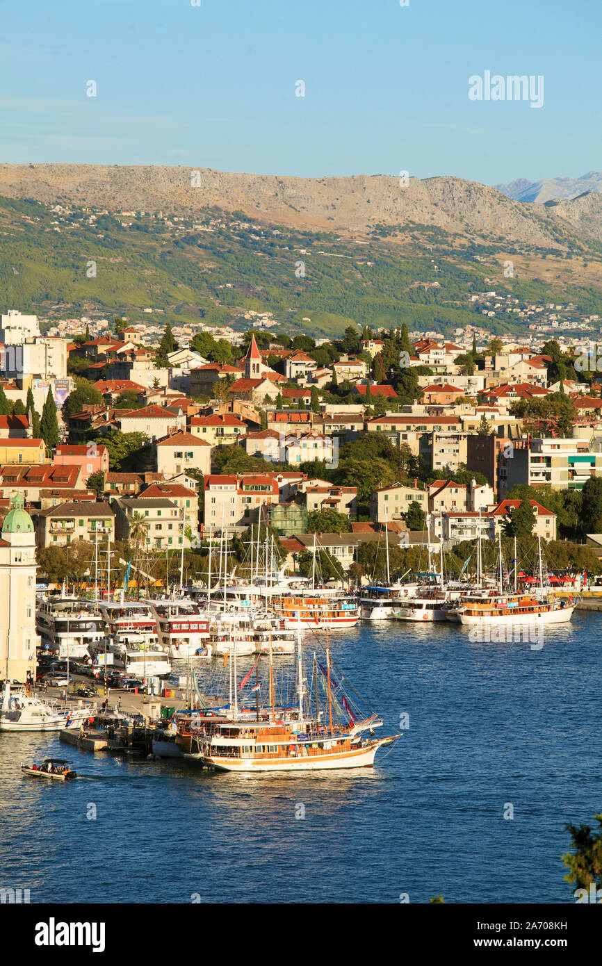 Croatia, Split, skyline, aerial view Stock Photo - Alamy