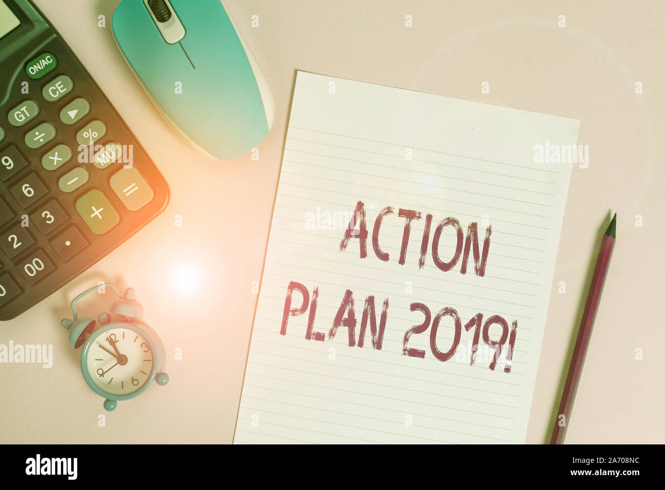 Conceptual hand writing showing Action Plan 2019. Concept meaning ...