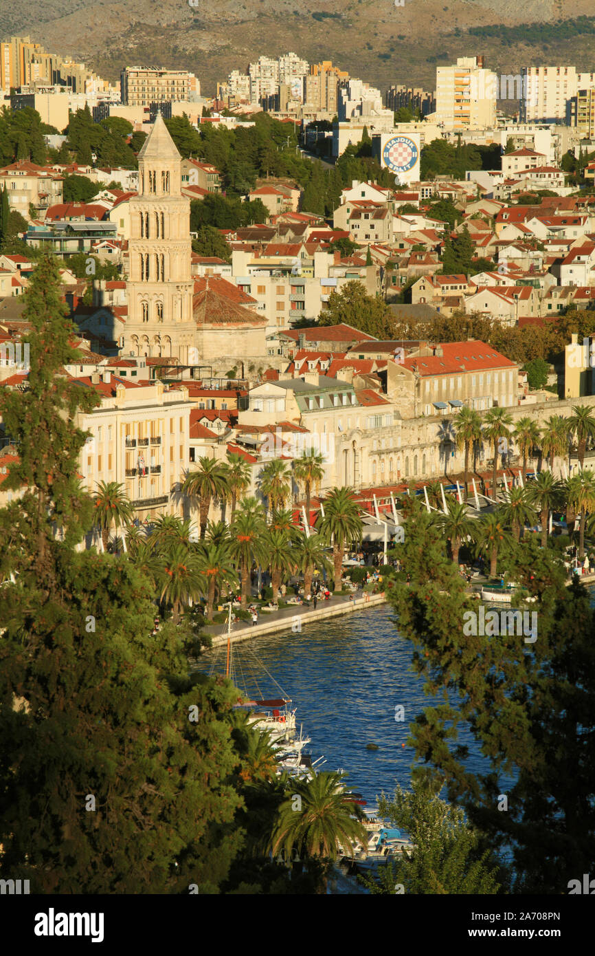Croatia, Split, skyline, aerial view Stock Photo - Alamy