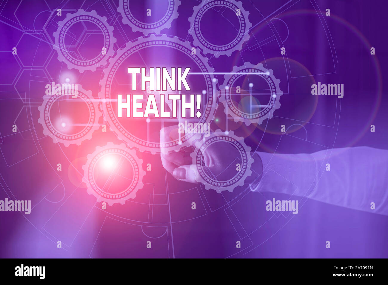 Handwriting text Think Health. Conceptual photo state of complete ...