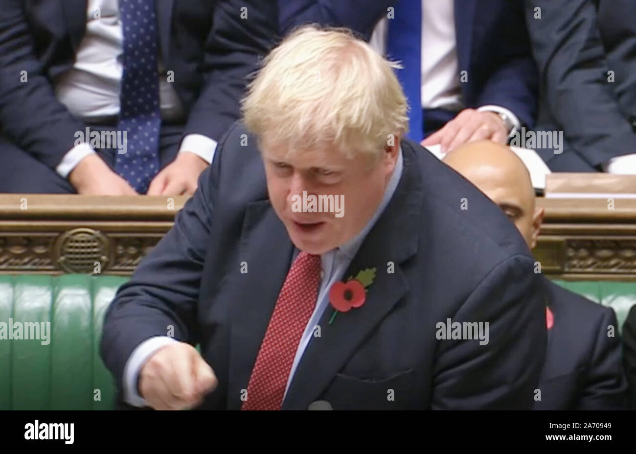 Boris johnson house of commons speaking hi-res stock photography and ...