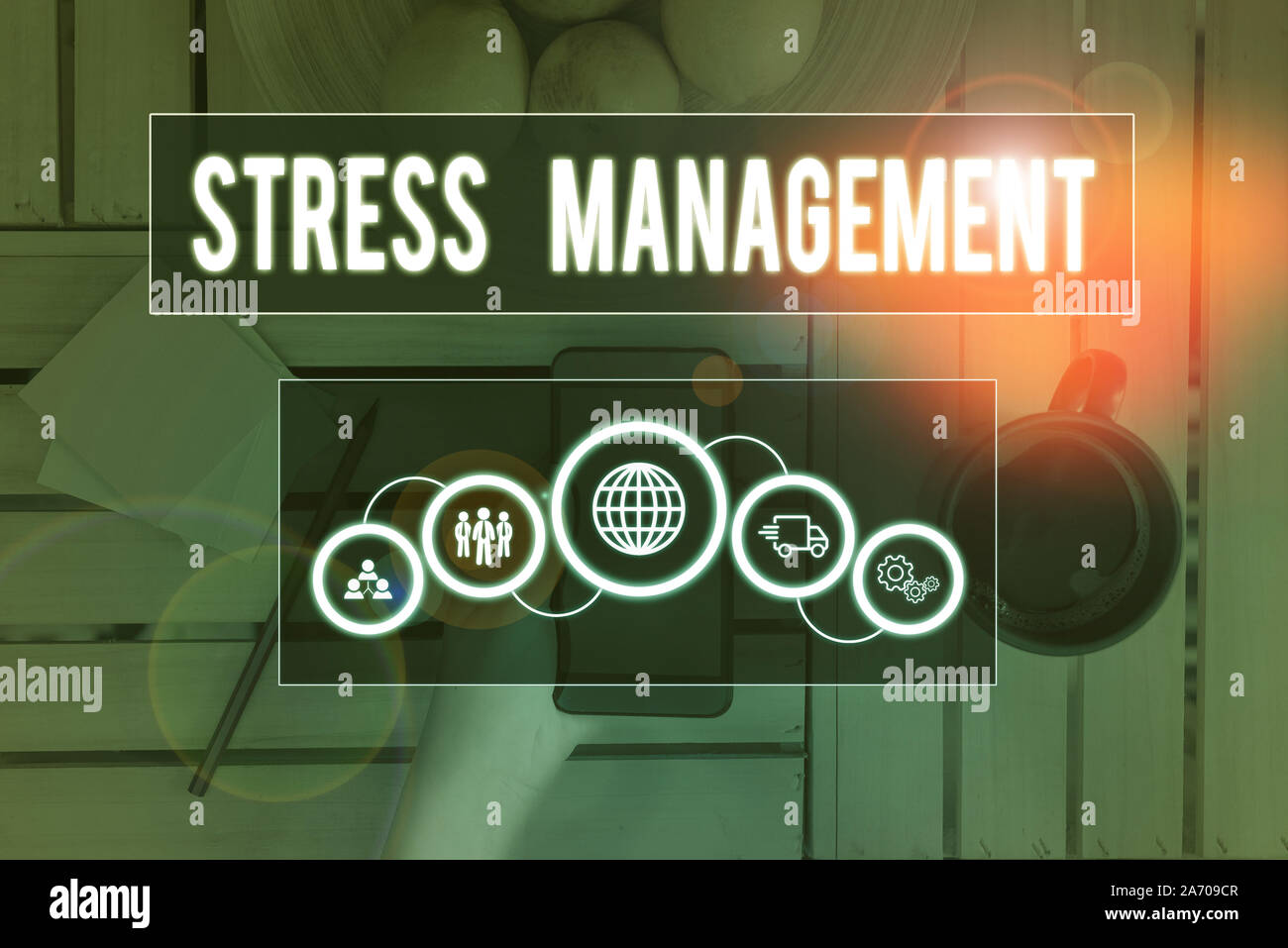 Handwriting text writing Stress Management. Conceptual photo method of ...