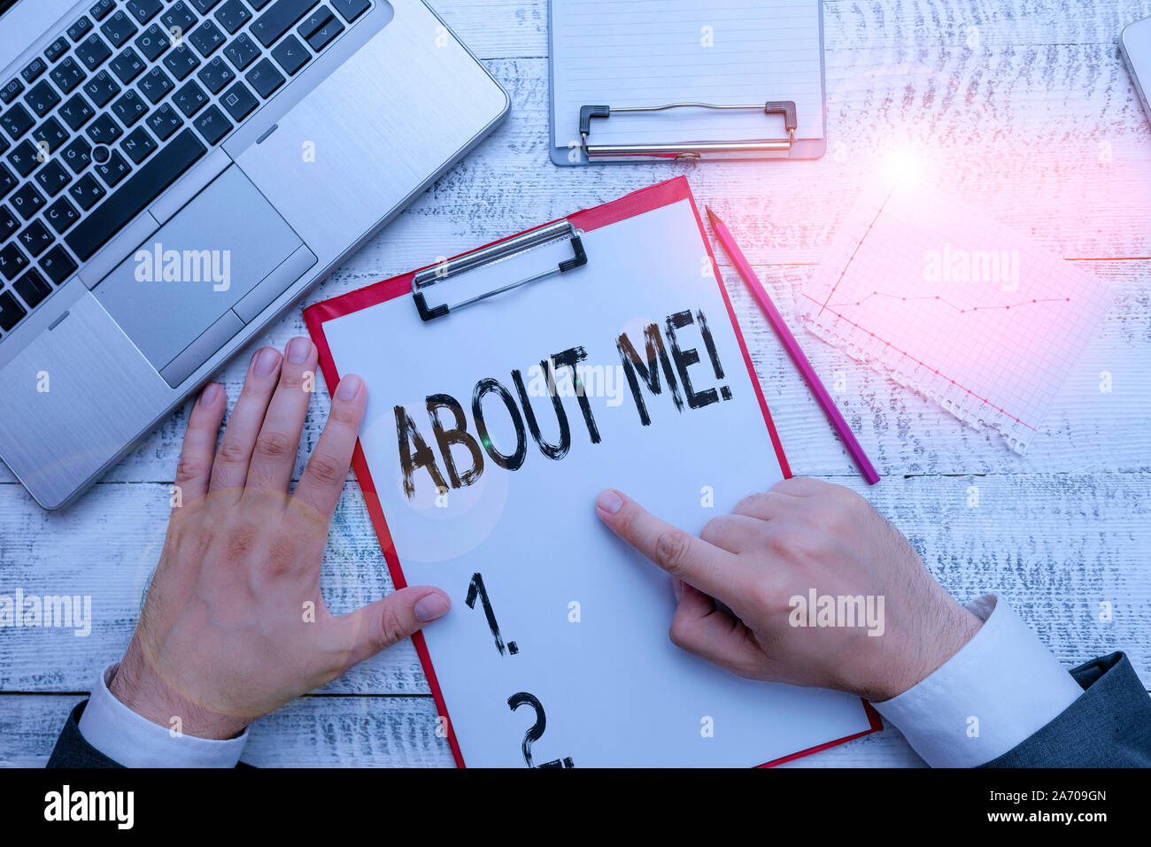 Text sign showing About Me. Business photo text telling someone list of ...