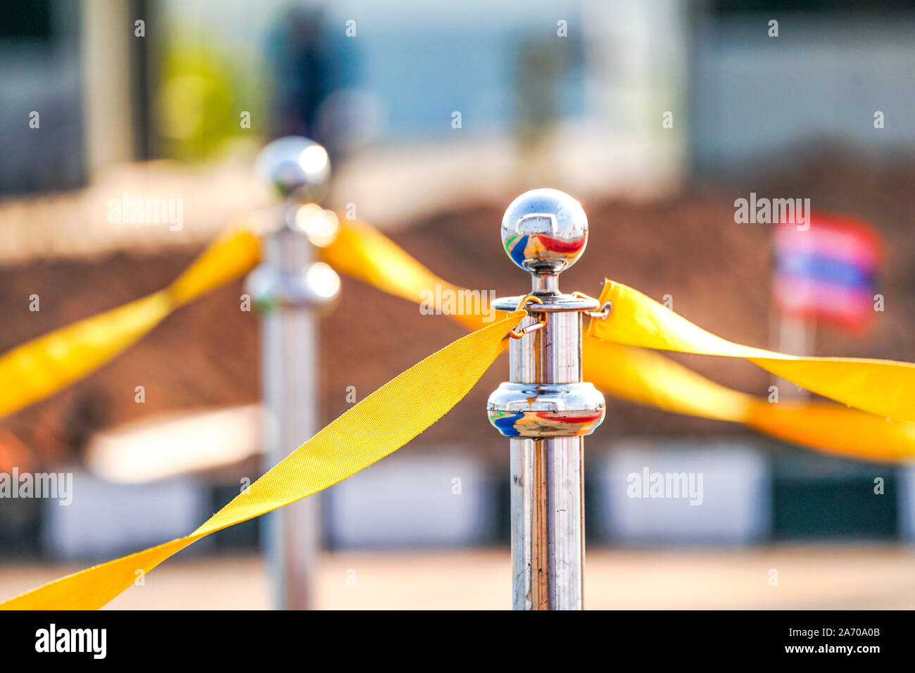 Pole barricade red carpet on hi-res stock photography and images - Alamy