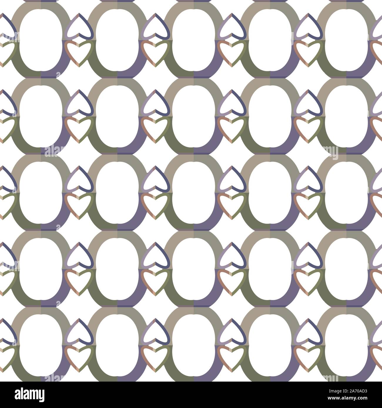Seamless vector pattern in geometric ornamental style Stock Vector ...