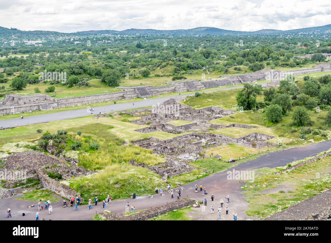 Top view from pyramid of the sun hi-res stock photography and images ...