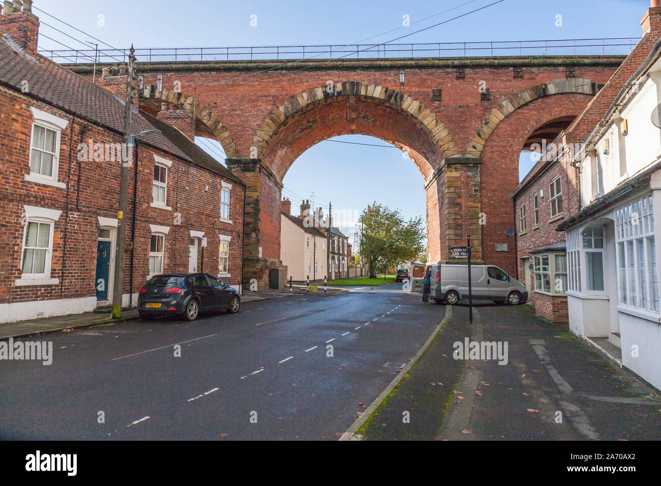 The rail viaduct at Yarm,England,UK Stock Photo - Alamy