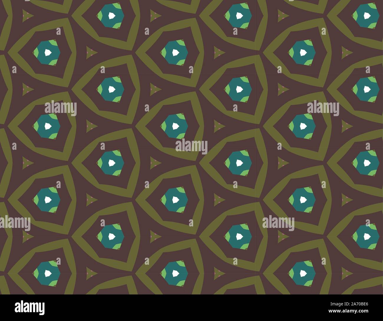 Seamless vector pattern in geometric ornamental style Stock Vector ...