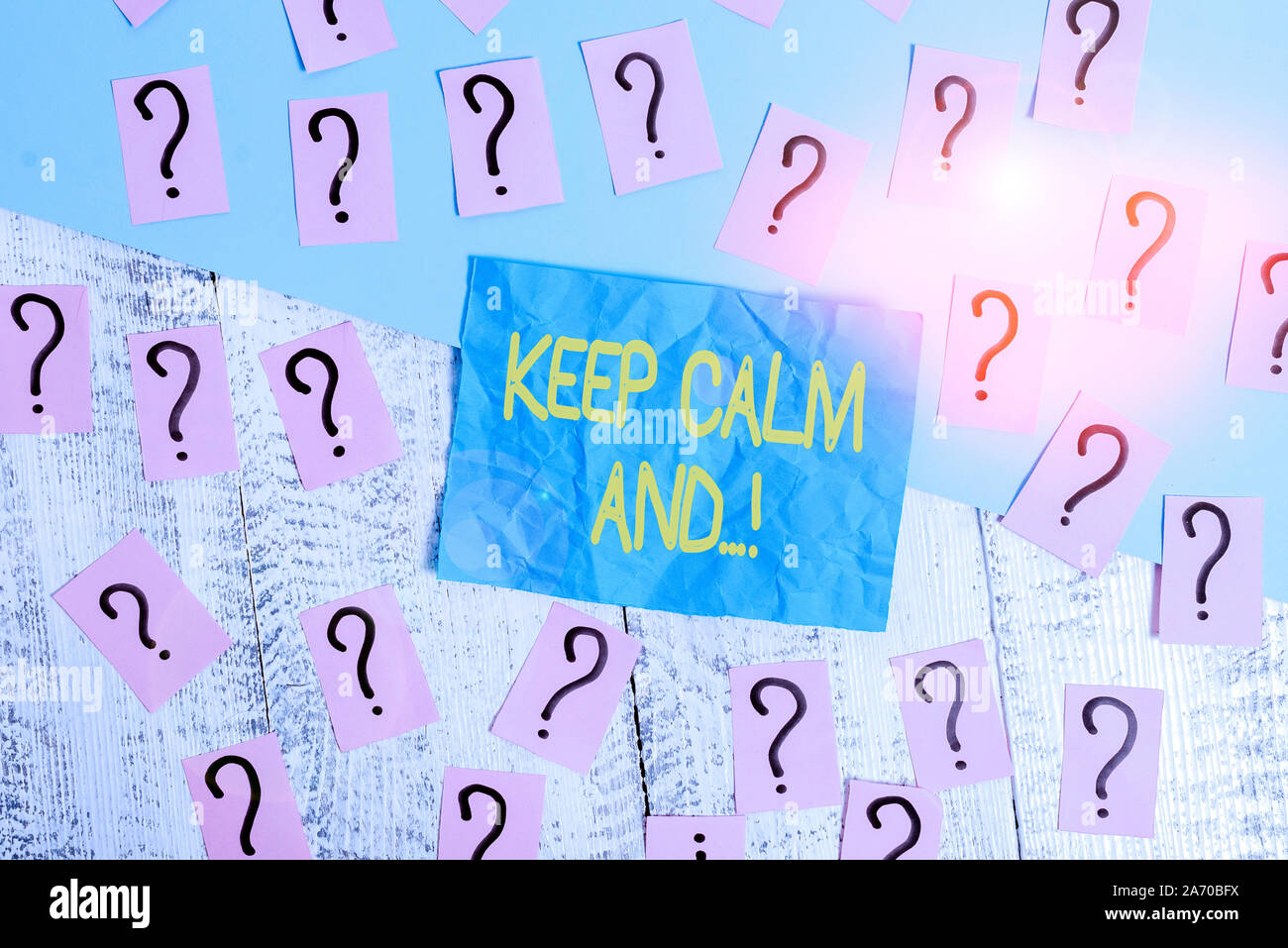 Handwriting text writing Keep Calm And. Conceptual photo motivational ...