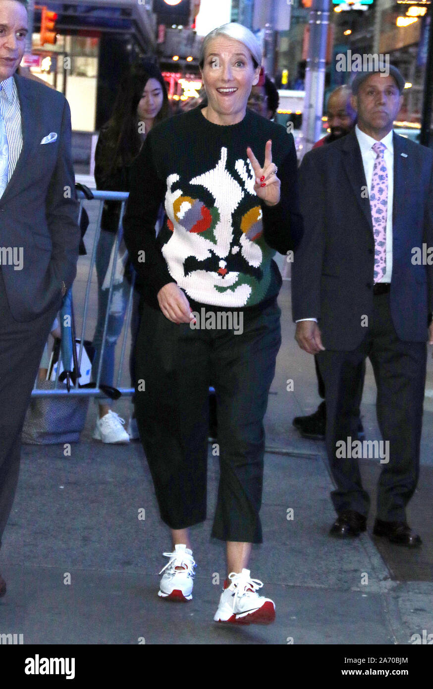 New York, NY, USA. 29th Oct, 2019. Emma Thompson at Good Morning ...