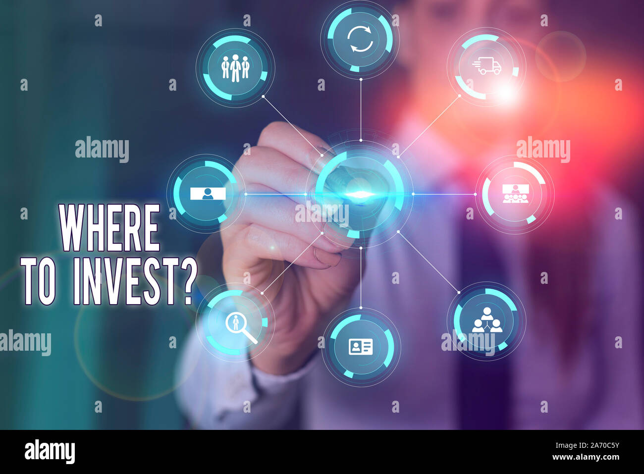 Conceptual hand writing showing Where To Invest Question. Concept ...